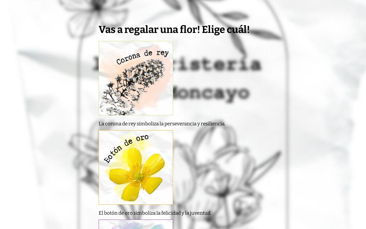 La floristería del Moncayo
